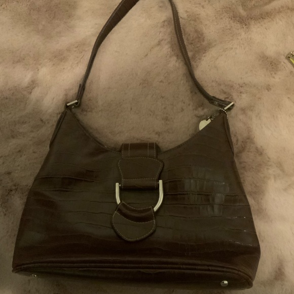 Apostrophe | Bags | Apostrophe Brown Leather Shoulder Bag | Poshmark
